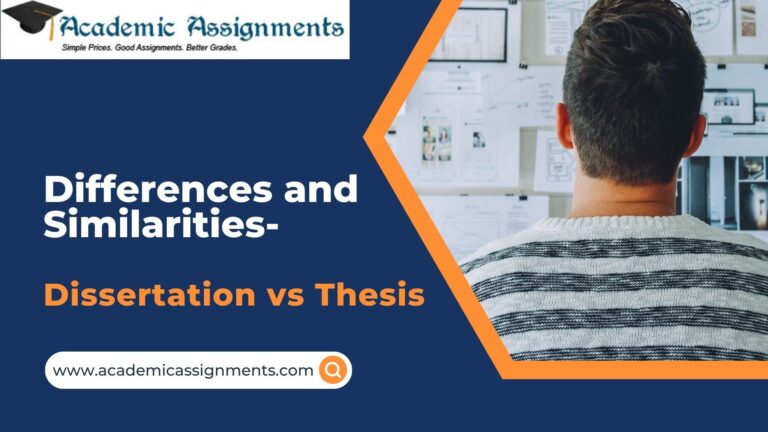 Differences and Similarities- Dissertation versus Thesis Differences and Similarities- Dissertation versus Thesis
